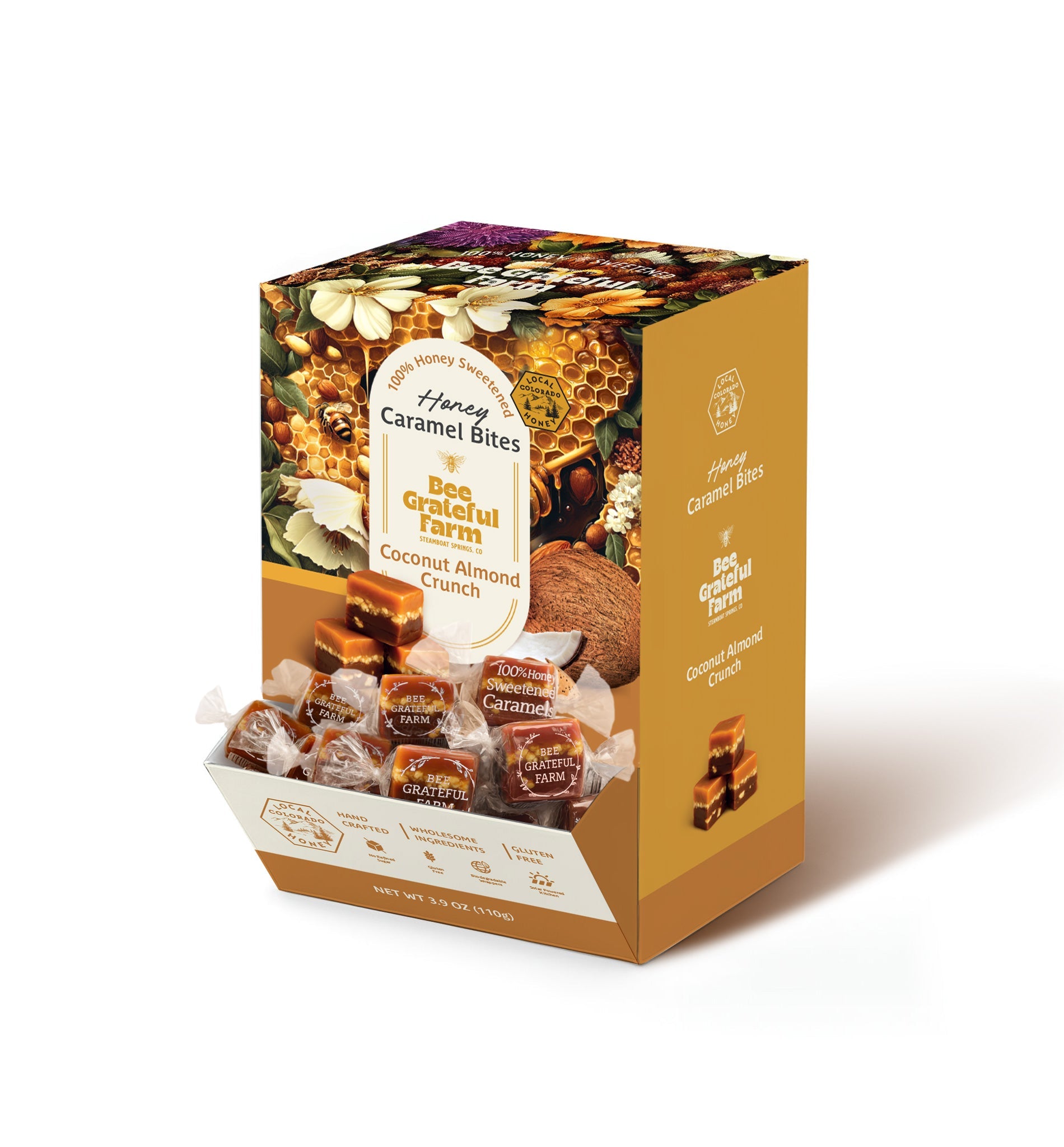 Bee Grateful Honey Caramel Bulk Jar – Our Farms