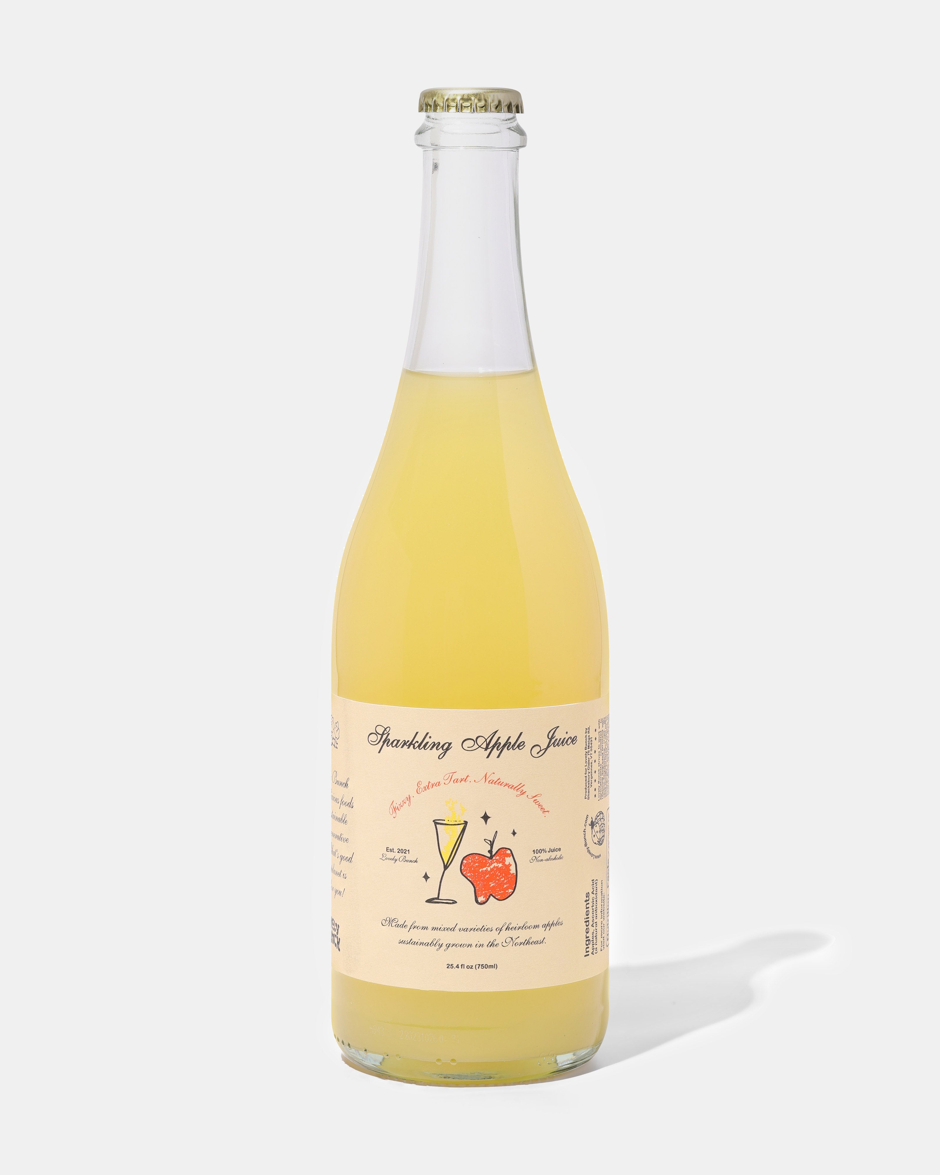 750ml Flavor Combo: Sparkling Apple Juice + Hibiscus Fizz (2x 750ml Bo ...